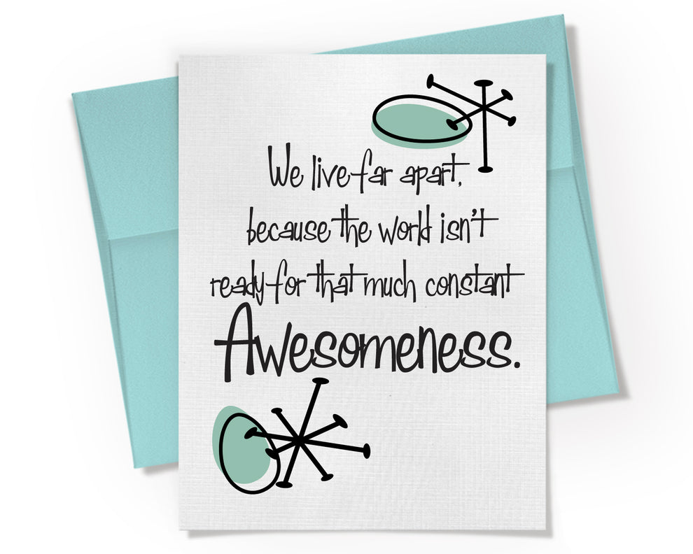 Card - Constant Awesomeness Card – Beckamade